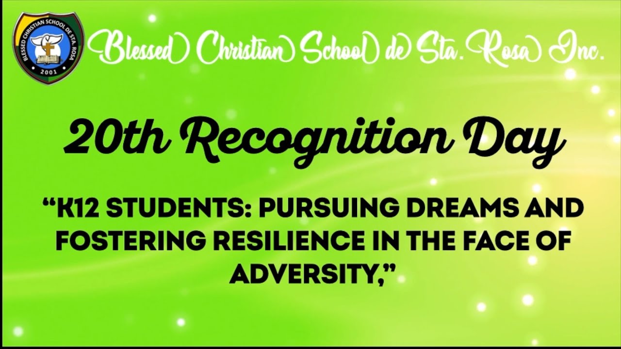 BCS - 20th Recognition Day - Junior High School