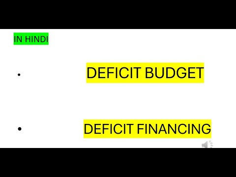 Difference between deficit financing and budget deficit | IN HINDI#economics #incometax