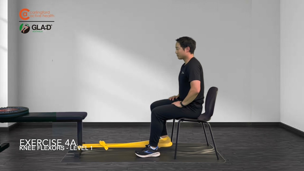 GLA:D® Exercise 4A Knee Flexors Level 1