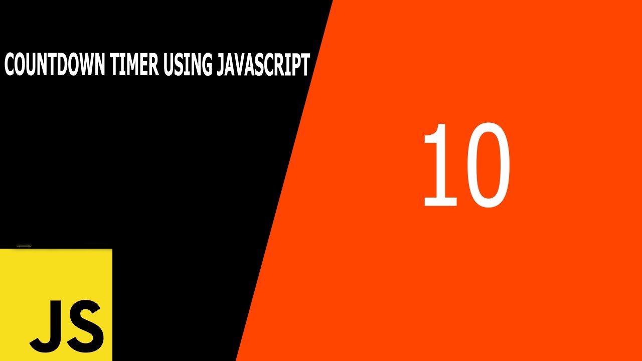 Let's make a countdown timer using html, css and javascript