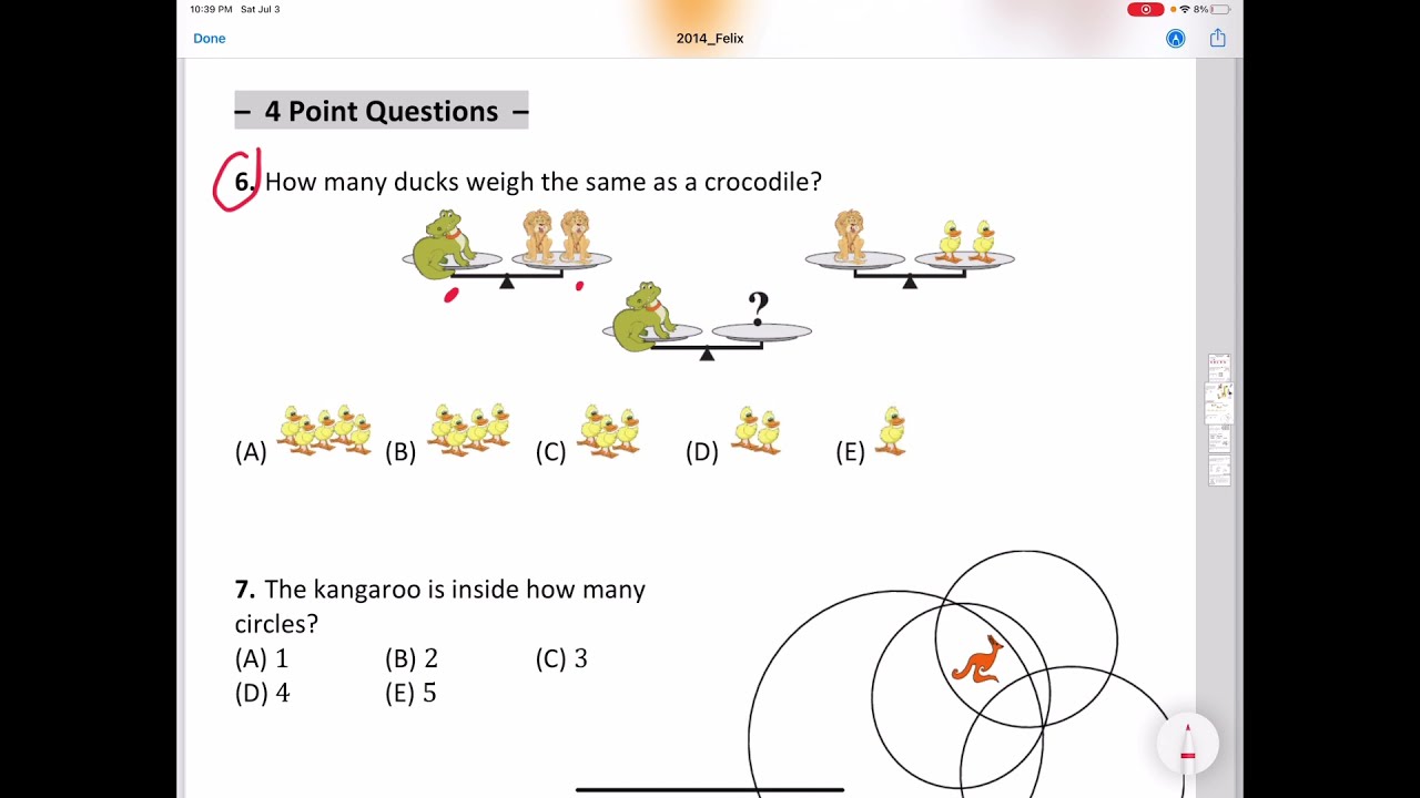 Math Kangaroo Grad 1-2 2014 Select Problem-1