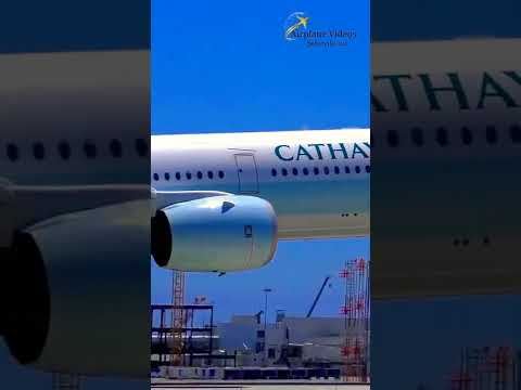 Cathay Pacific Airways Airbus A350 Landing #shorts
