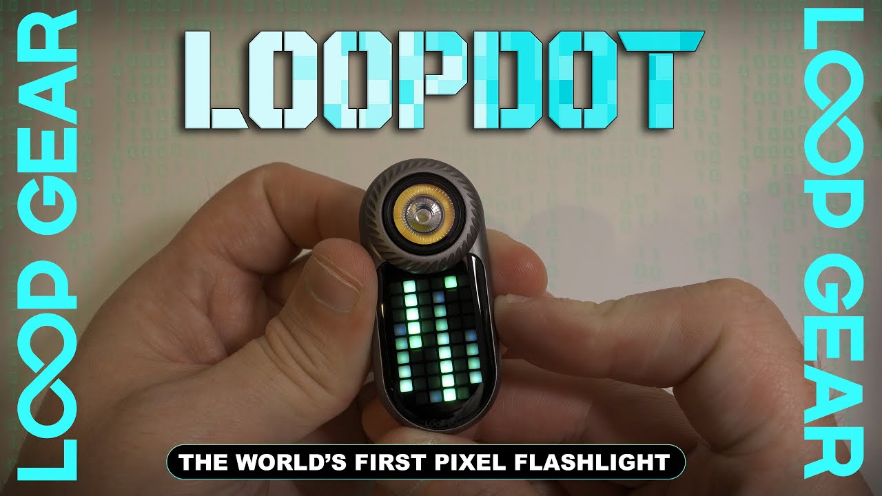 [Review] LOOP GEAR LOOPDOT fidget flashlight - The World's First Pixel ...