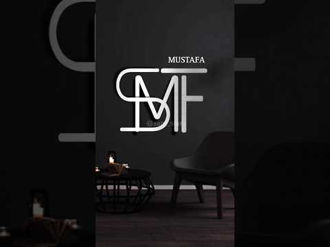 MUSTAFA NAME LOGO ????️#shorts #logo #logodesign #trending