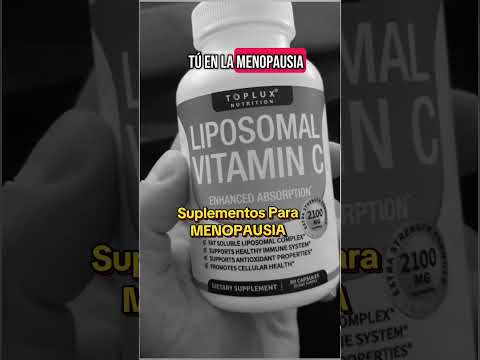 Vitamina c liposomal para menopausia #menopausiafeliz