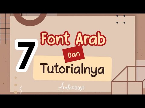 CARA MENGUNDUH FONT ARAB