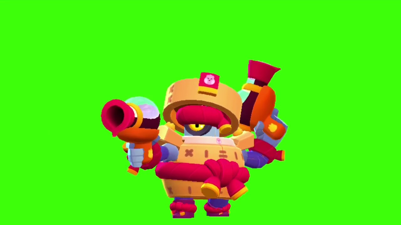 BRAWL STARS - TIKNAZ DARRYL - GREEN SCREEN