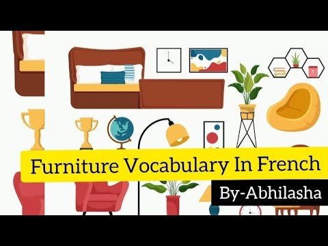 Furniture Vocabulary In French [Les Meubles]