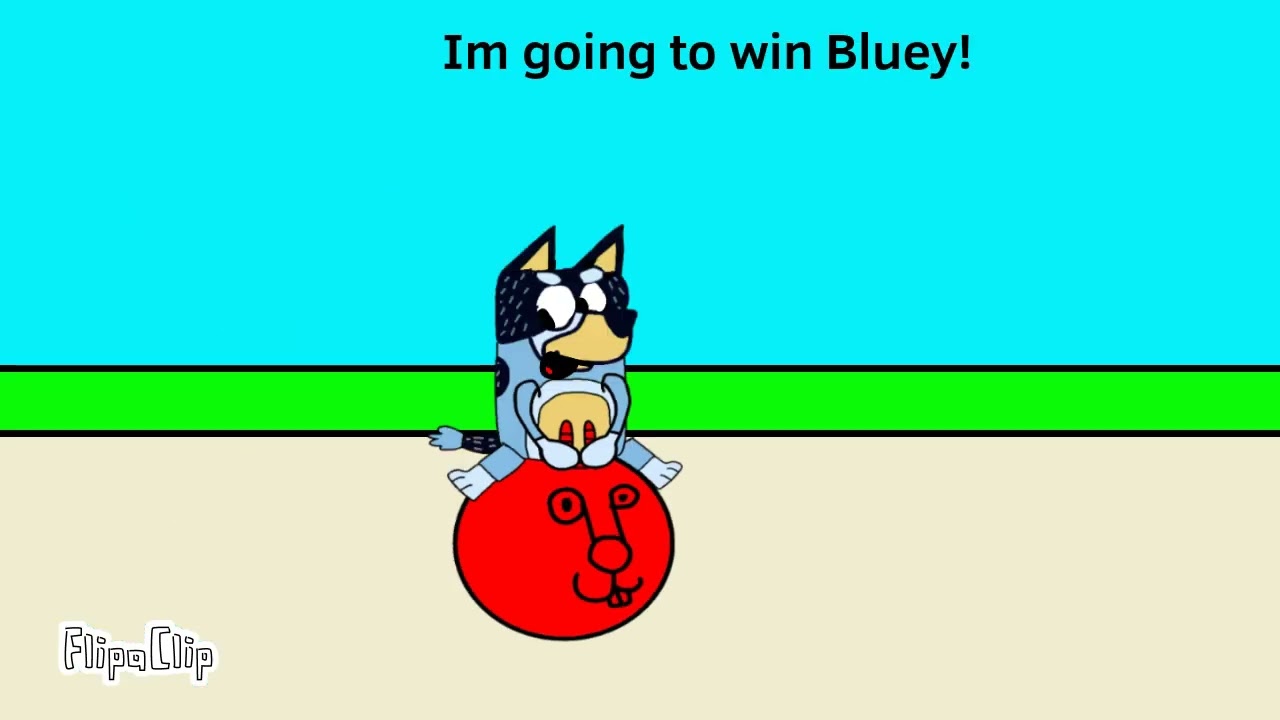 Bluey and Bandits Hopper ball race