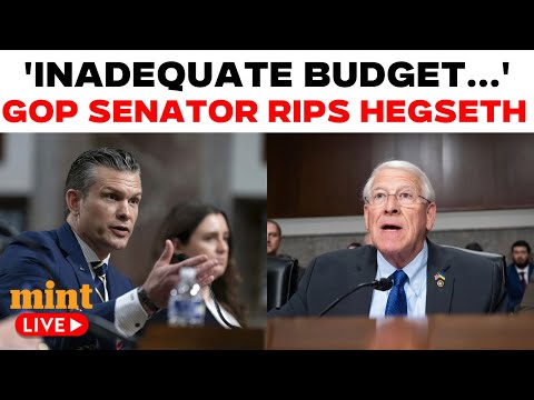 US Senate LIVE: 'Inadequate Budget' GOP Senator Calls Out Pete Hegseth Over Pentagon Budget