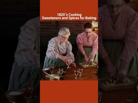 1820s Cooking | Spices and Sweeteners for Baking #thornhillfarm #historiccooking #americanfrontier