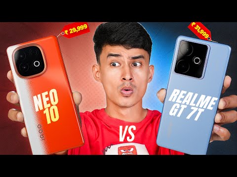 iQOO Neo 10 vs Realme GT 7T:🔥 Best Gaming Phone Under ₹30K! 🎮"