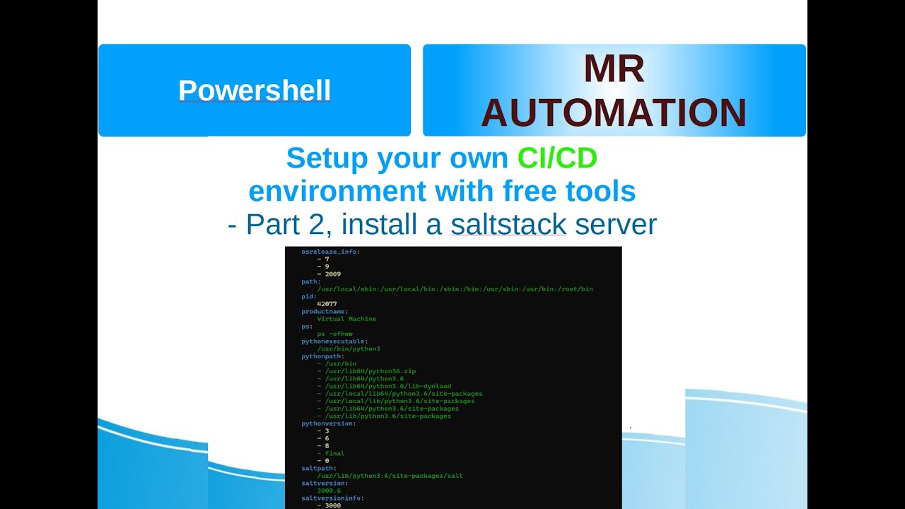 CI-CD E2 (Install Saltstack)
