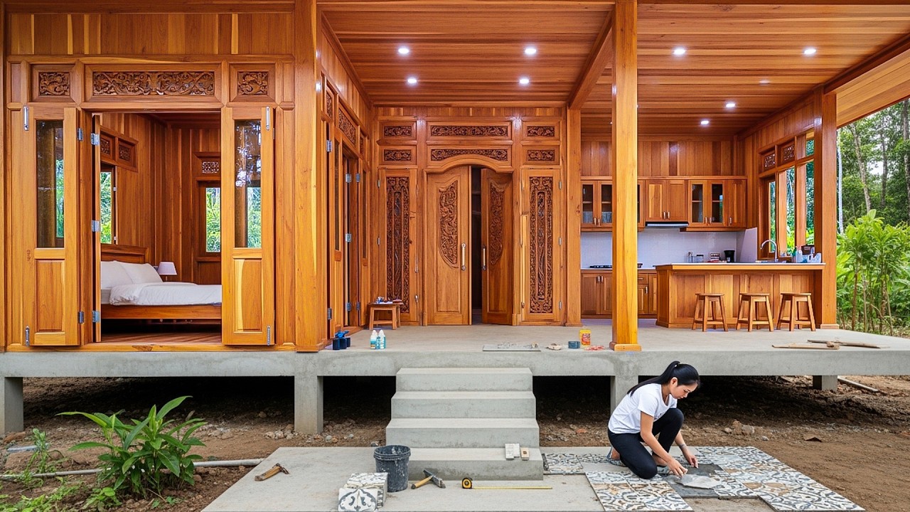 No one expected this: The girl transformed her vision into a stunning villa in just 256 days