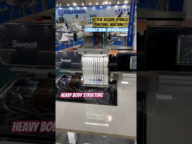 Hotfix Sequin Spangle Punching Machine - BABA 4 Head Hotfix Sequin ...