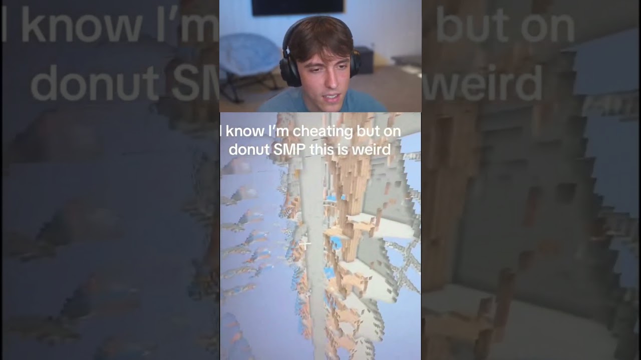 Cheater caught on Donut SMP
