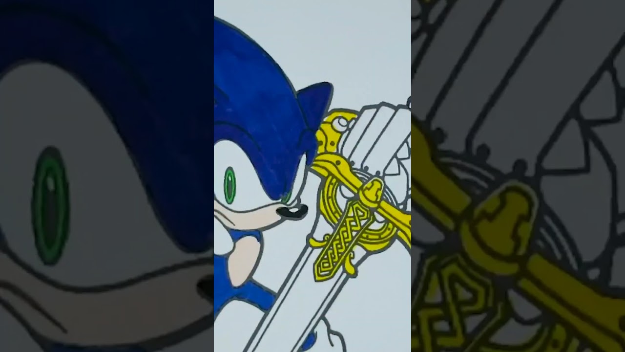 Sonic sword coloring pages #coloringpages satisfying