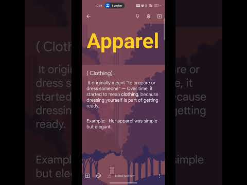 Apparel meaning #apparel #meaning #english #ytshorts #ytshortsindia #vocabulary #yt #apparent