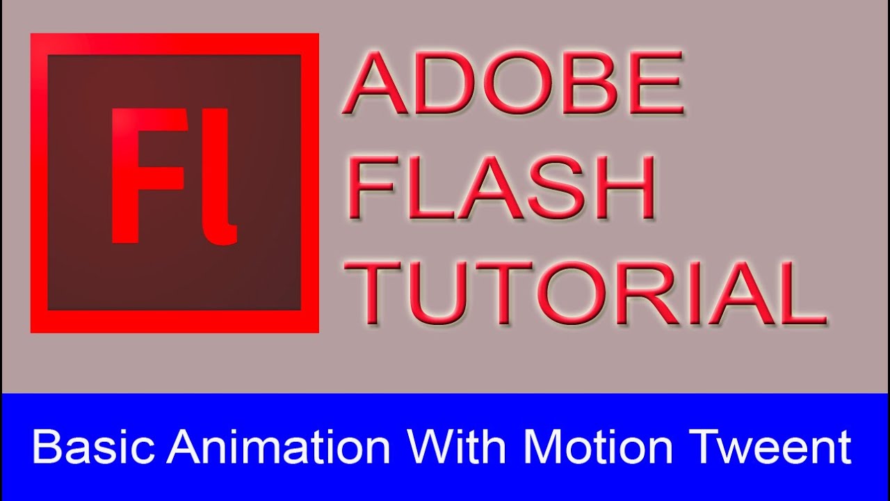 Adobe Flash Tutorial - Basic Animation With Motion Tween