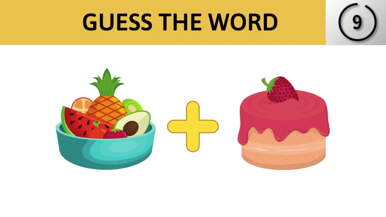 Guess The Word Game | Compound Words | Easy