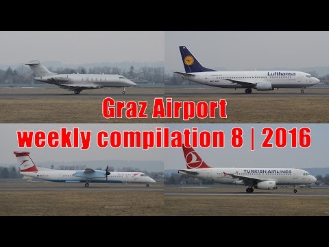 Weekly compilation from Graz Airport | week number 8