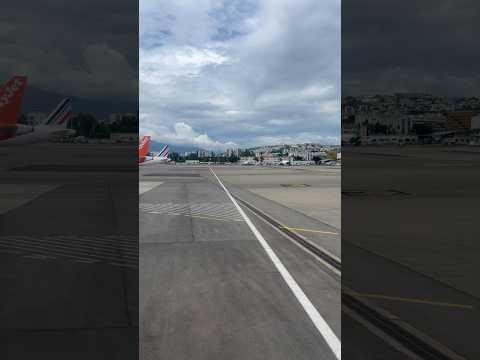 Landing in Nice Côte d’Azur Airport #NCE