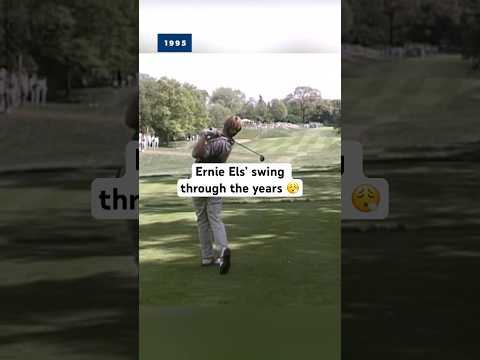 Ernie Els’ LEGENDARY swing 😮💨