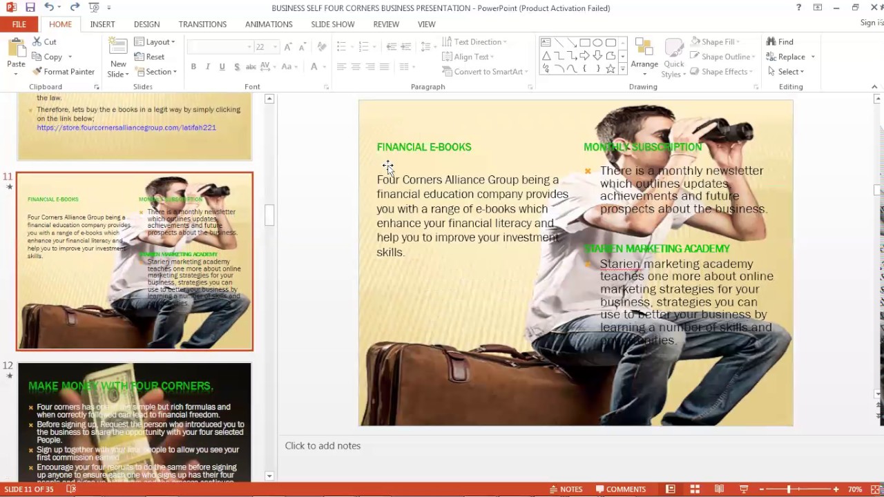 Four Corners Alliance Group Audio Power Point Presentation