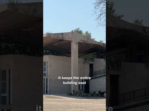 The roof of Chandigarh Architecture Museum