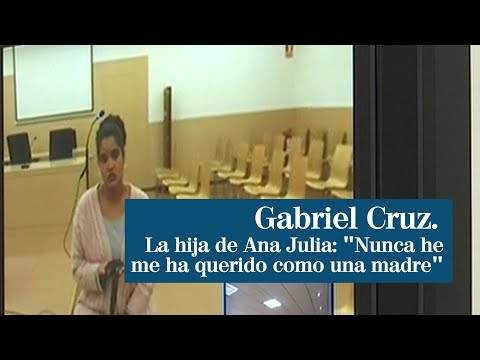 La hija de Ana Julia Quezada: "Nunca he sentido que me haya querido como una madre"