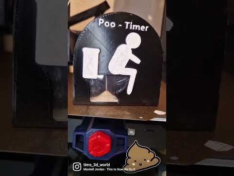 STL file Toilet Hourglass Poo Timer 🚽 ・3D printer design to download・Cults