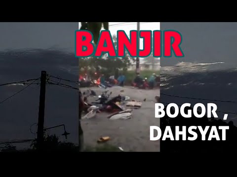 Bak Stunami !! Banjir Dahsyat Di Bogor Hari Ini ! #PrayForBogor