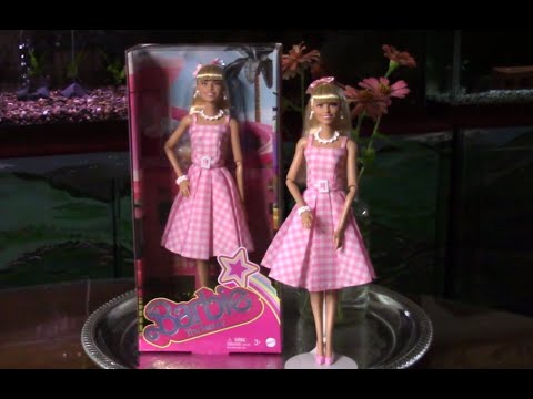 Barbie Doll - The Movie - Margo Robbie In Pink Gingham Dress - 2023