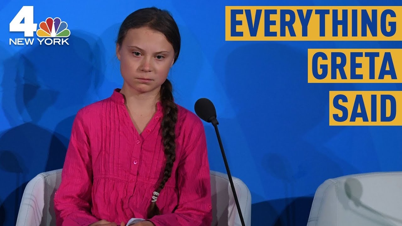 Greta Thunberg to World Leaders at U.N. Climate Conference: 'How Dare You?' | NBC New York
