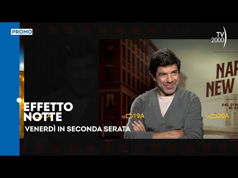 Pierfrancesco Favino a Effetto Notte - Venerdì 22 novembre in seconda serata su Tv2000