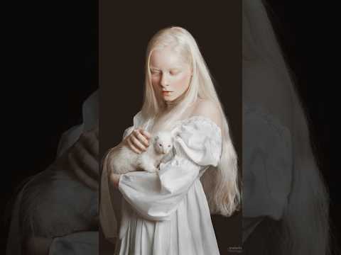 Albinism😍#beauty #rare #runway #trending #shorts #youtubeshorts #viral