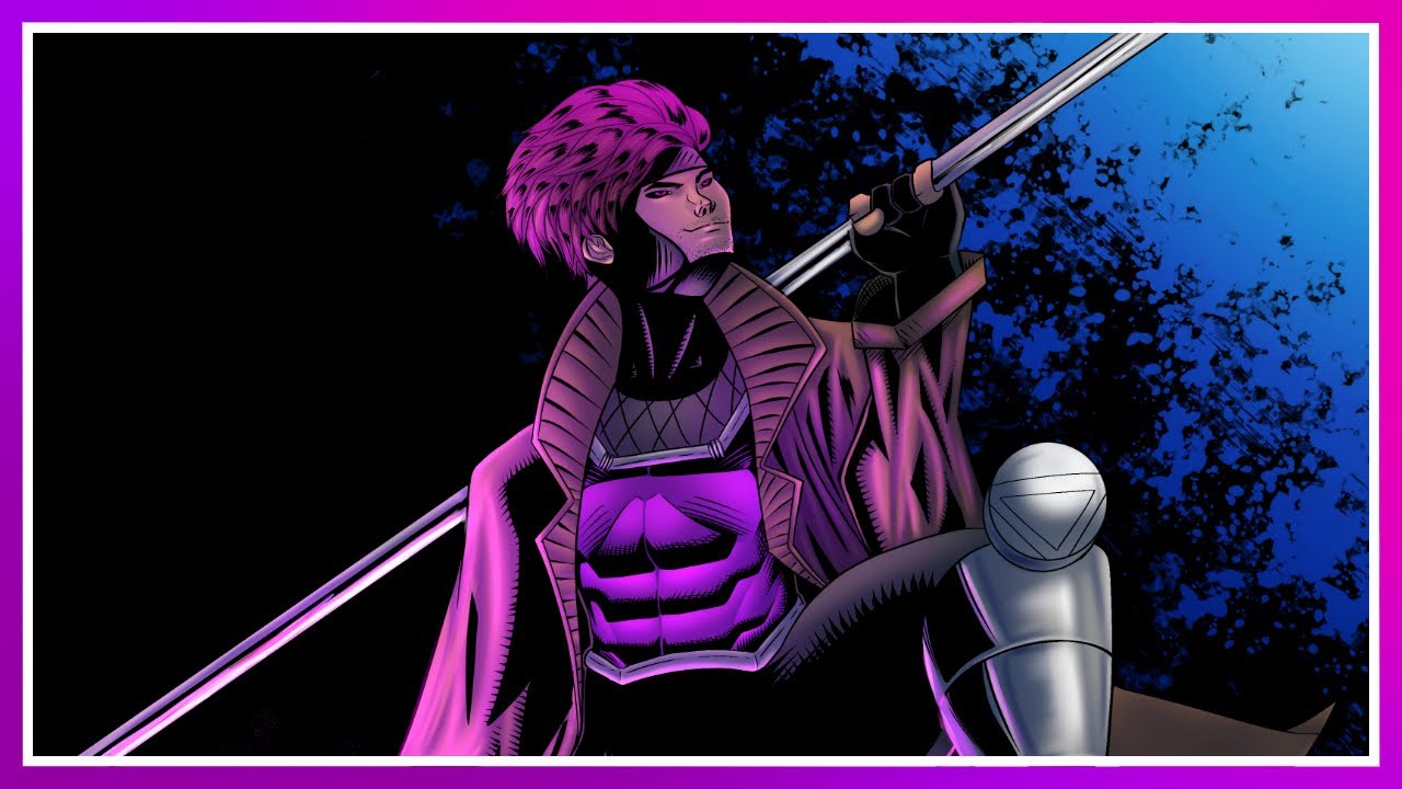 Gambit Speed Paint l Comic Book Timelapse