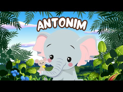BELAJAR ANTONIM DENGAN HEWAN LUCU | JELAJAHI DUNIA PERBEDAAN KATA | ANTONIM HEWAN | KOSAKATA | ABC