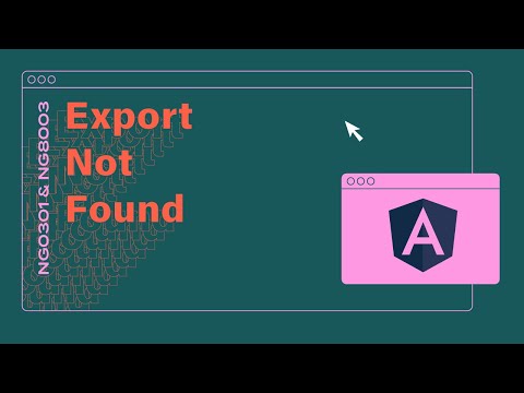 [Debugging] Export of name {directive} not found