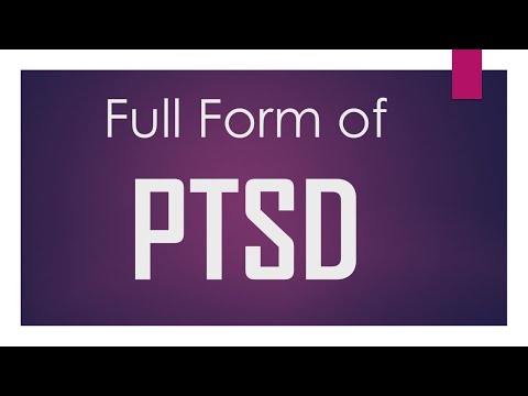 Full form of PTSD-Medical Terms