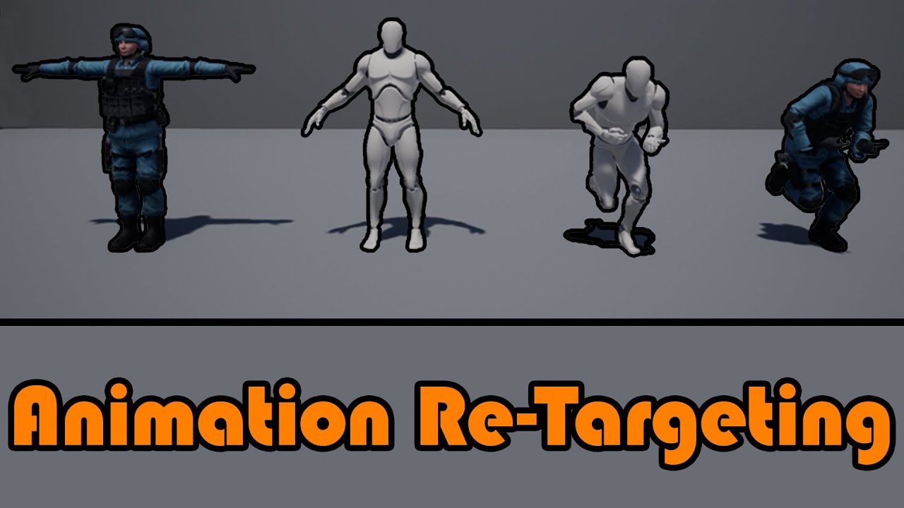 Animation Re-Targeting (Mixamo Example) - Unreal Engine 4 Tutorial