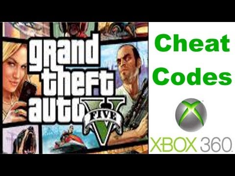 GTA V ALL Cheat Codes - Xbox 360 - Grand Theft Auto 5 - Cheats Hacks - videohavoc