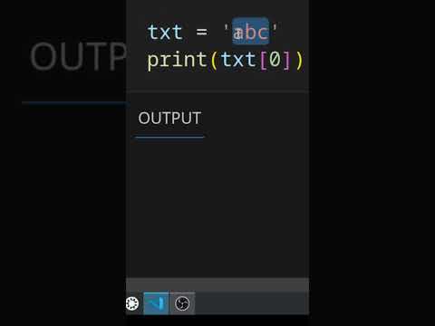 Python String Indexing | #python #programming #coding #technology