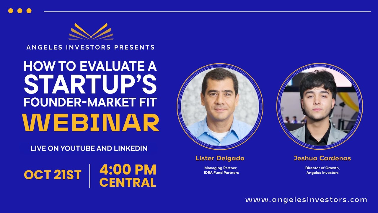 How to Evaluate a Startup’s Founder-Market Fit Webinar