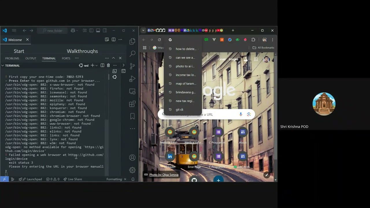 Adding Github Collaborator using VSCode and WSL