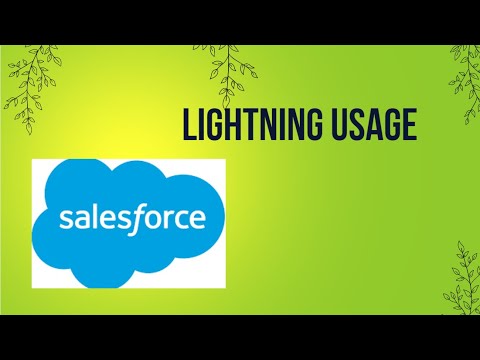 Lightning Usage of Salesforce