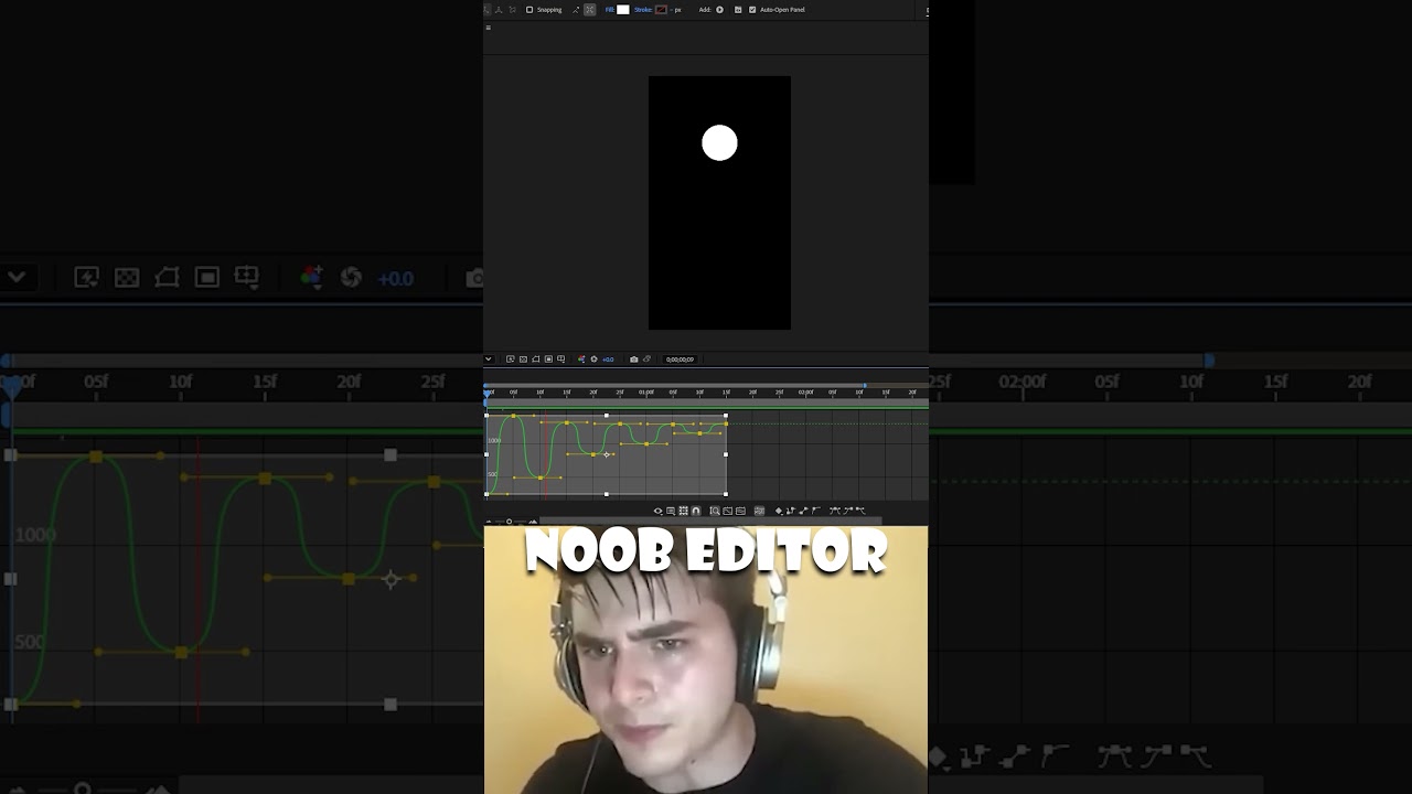 Noob vs Pro Ball Animation in After Effects – Realistic Bounce vs Basic Drop!