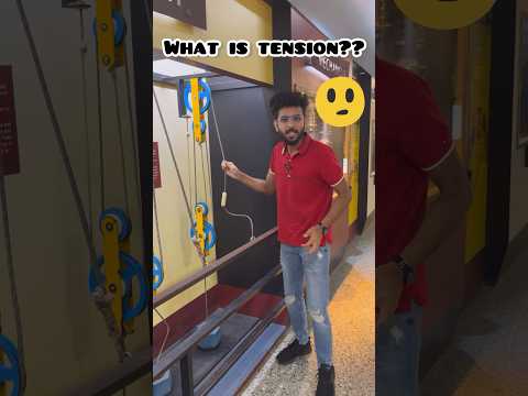 Pulley ka magic ๐ณ ? #neet #nirmeet #cbse11th #sciencefun #pulley