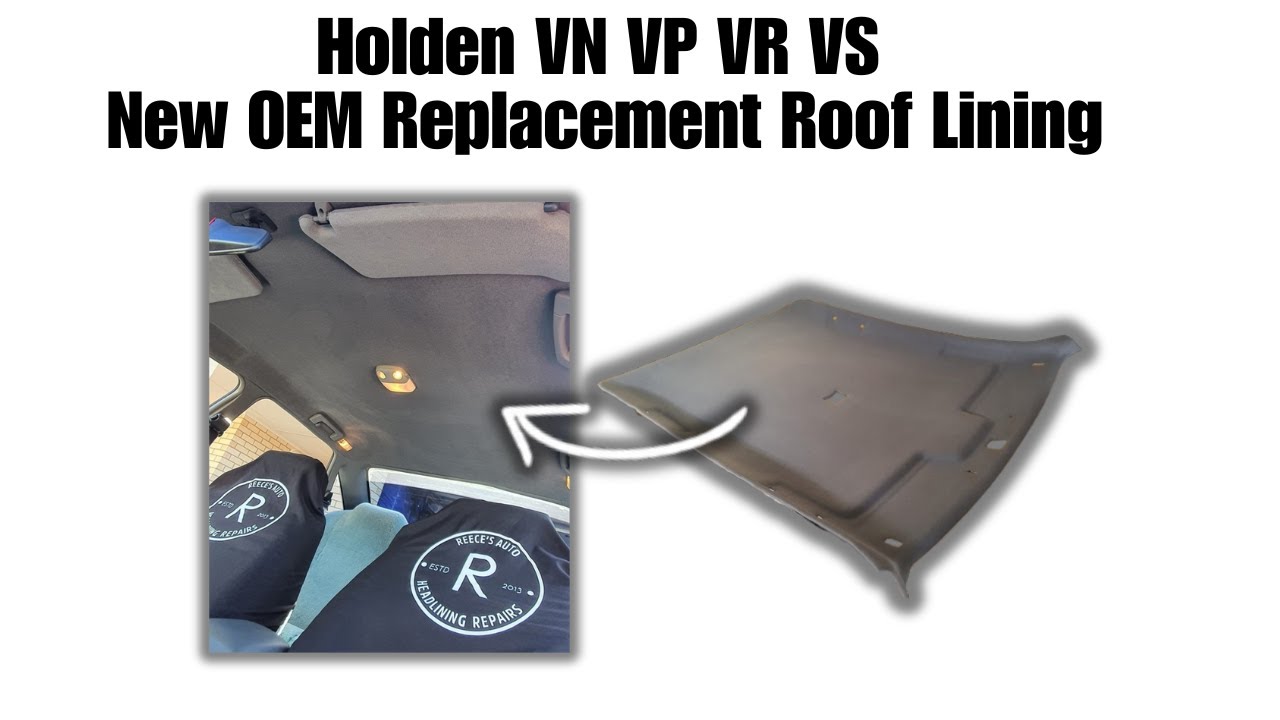 Install test run for the NEW OEM Replacement Roof Lining to suit Holden Commodore Vn VP VR VS