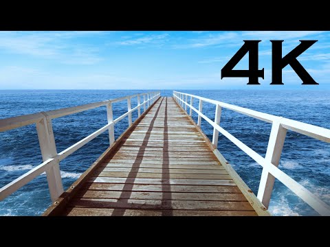 4K: Pier | Sea Waves | Beauty of Nature | Creative Commons Videos | Free HD Videos - no copyright